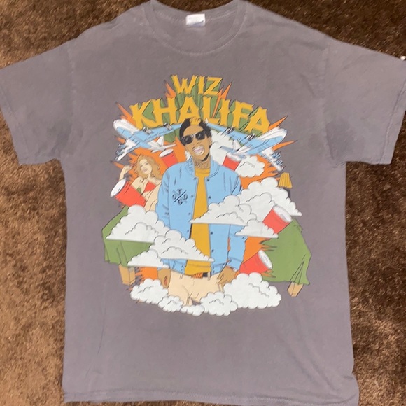 Gildan | Shirts | Authentic Wiz Khalifa Tour Tshirt | Poshmark